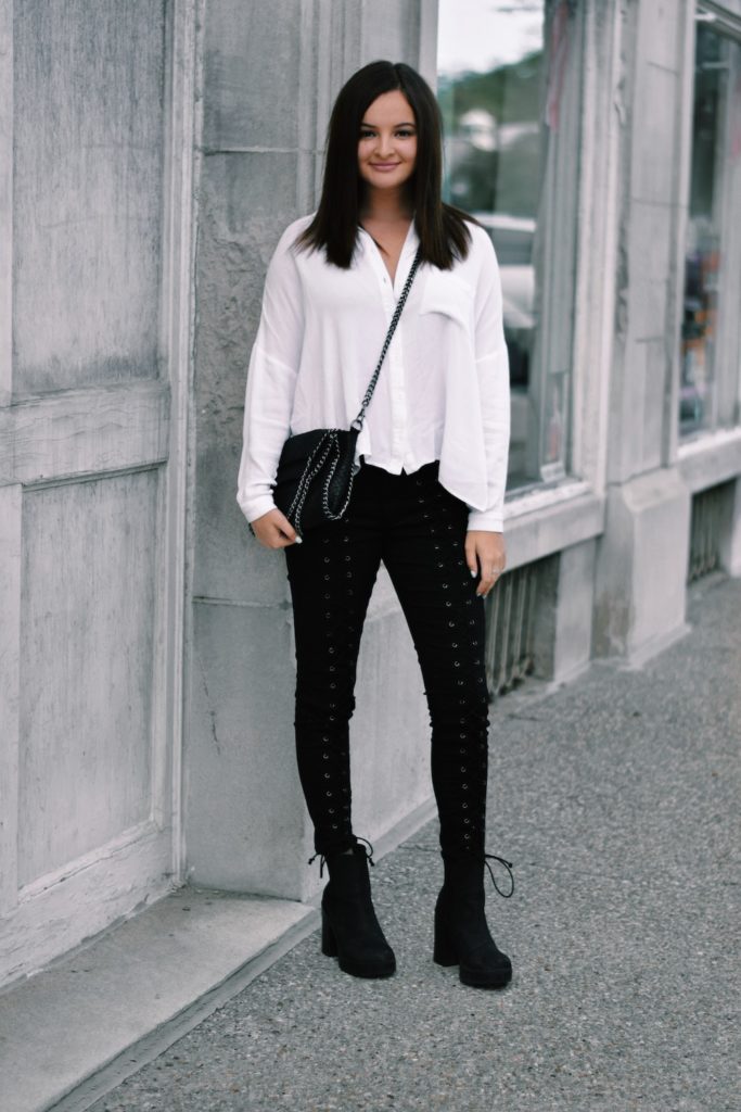 How to Rock the Lace-Up Trend
