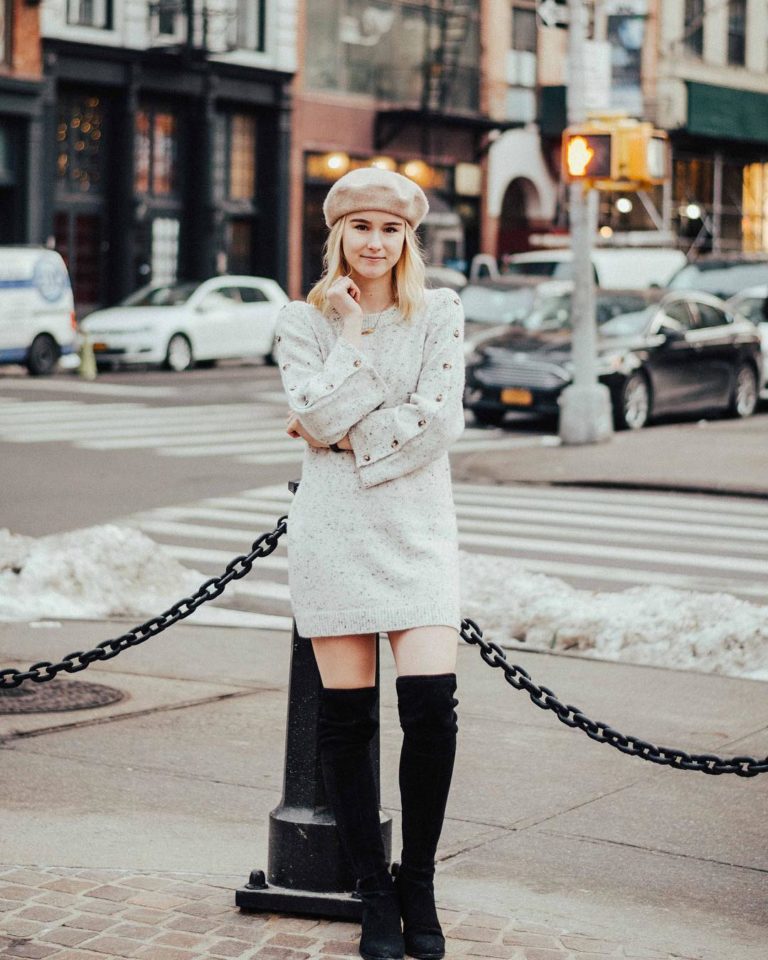 Shine Bright at Your Next Holiday Party with These Winter Dress Outfits